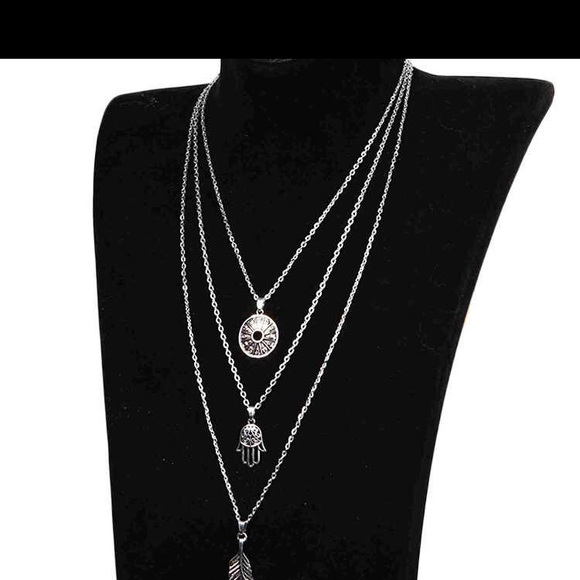 Various | Jewelry | Multi Layered Silver Necklace | Poshmark